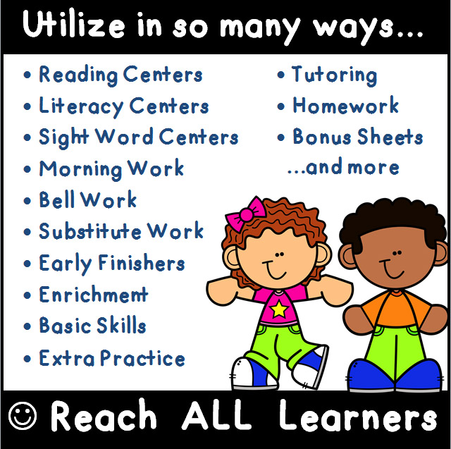 Sight Word Fluency Bundle Free Sampler | Made By Teachers