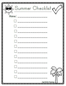 End of Year Summer Checklist Freebie | Made By Teachers