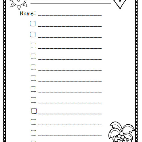 End of Year Summer Checklist Freebie | Made By Teachers