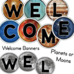 Space Theme Welcome Banner, Pennants and Door Sign - Made By Teachers
