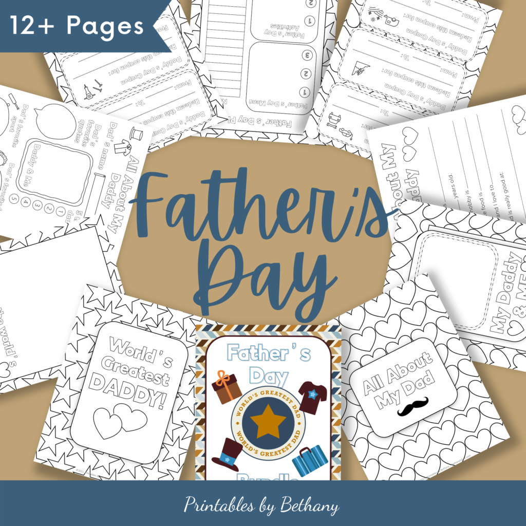 Father's Day Printable Bundle | Made By Teachers
