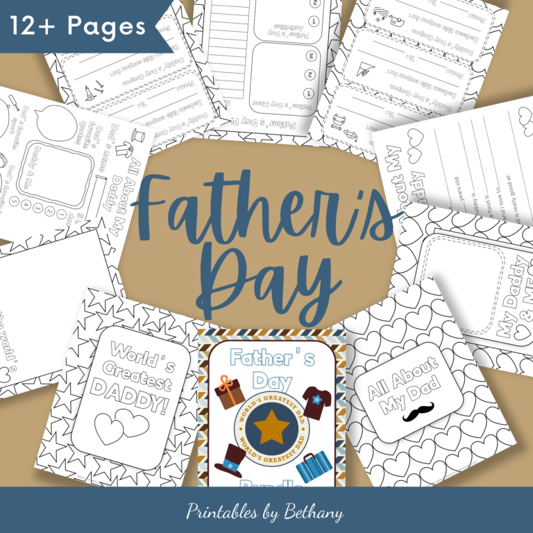 Father's Day Printable Bundle | Made By Teachers