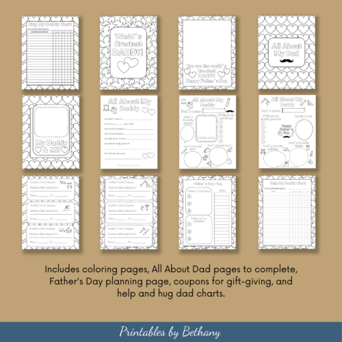 Father's Day Printable Bundle | Made By Teachers