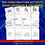 62-Page Printable Big Construction Activity Book! - Made By Teachers