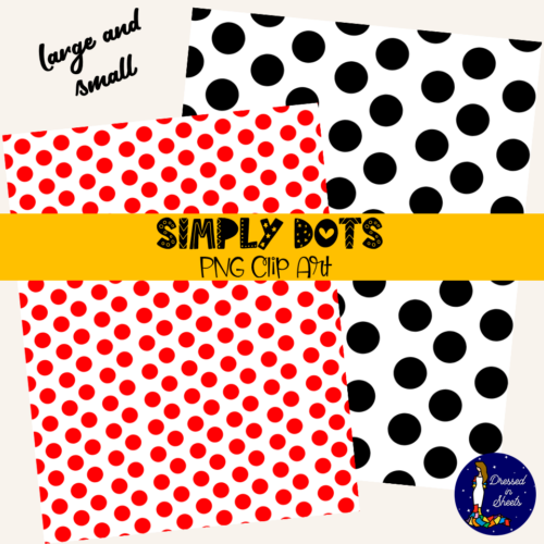 Simply Dots Digital Paper - Made By Teachers