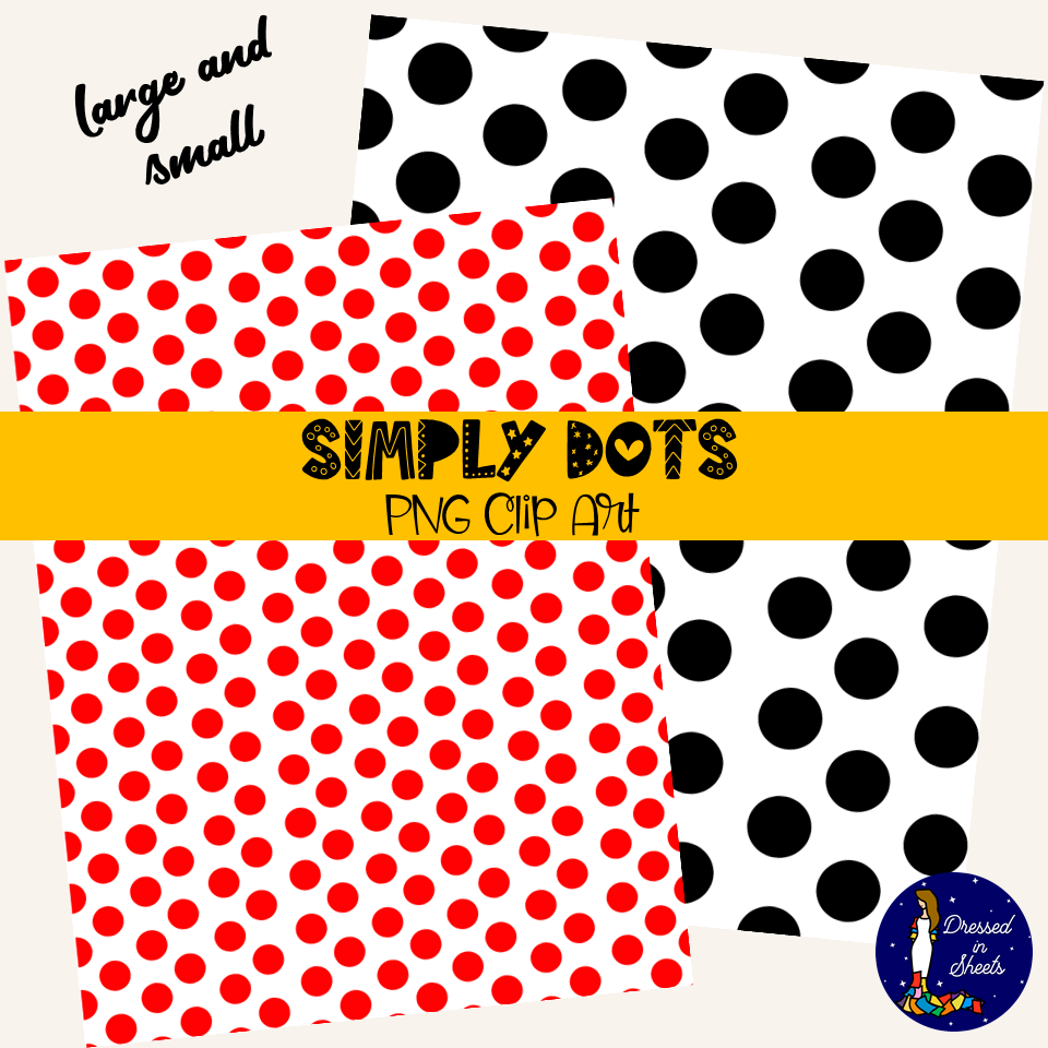 Simply Dots Digital Paper | Made By Teachers