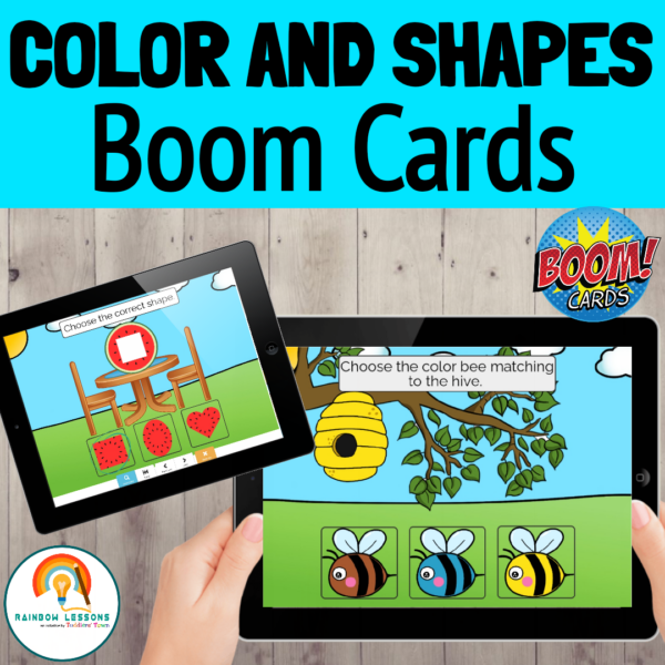Shapes and Colors Boom Cards - Made By Teachers