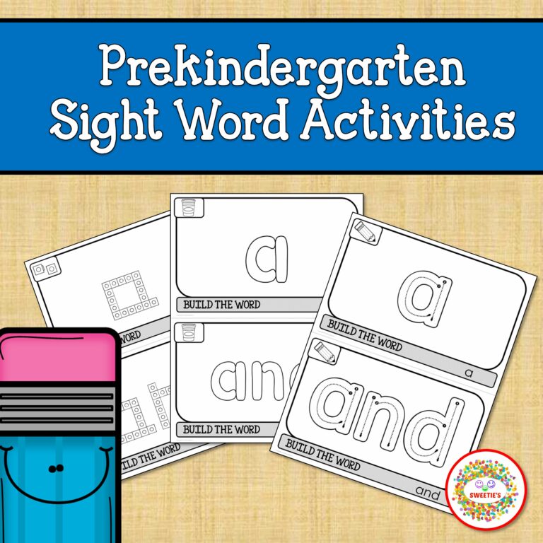 Prekindergarten Sight Word Activities | Fine Motor | Made By Teachers