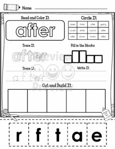 First Grade Sight Words Worksheets | Made By Teachers