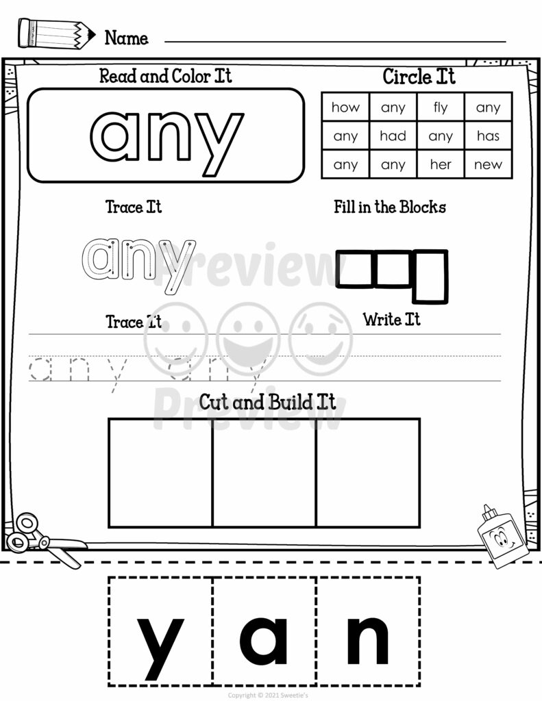 First Grade Sight Words Worksheets | Made By Teachers