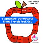 Back to School Sight Words Games September - Made By Teachers