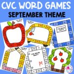 Back to School CVC Phonics Games September - Made By Teachers