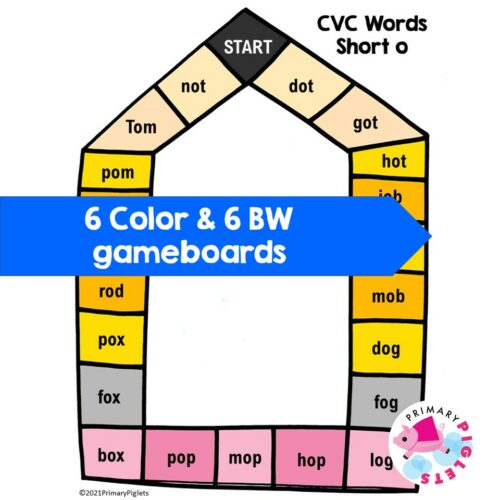 Back to School CVC Phonics Games September - Made By Teachers