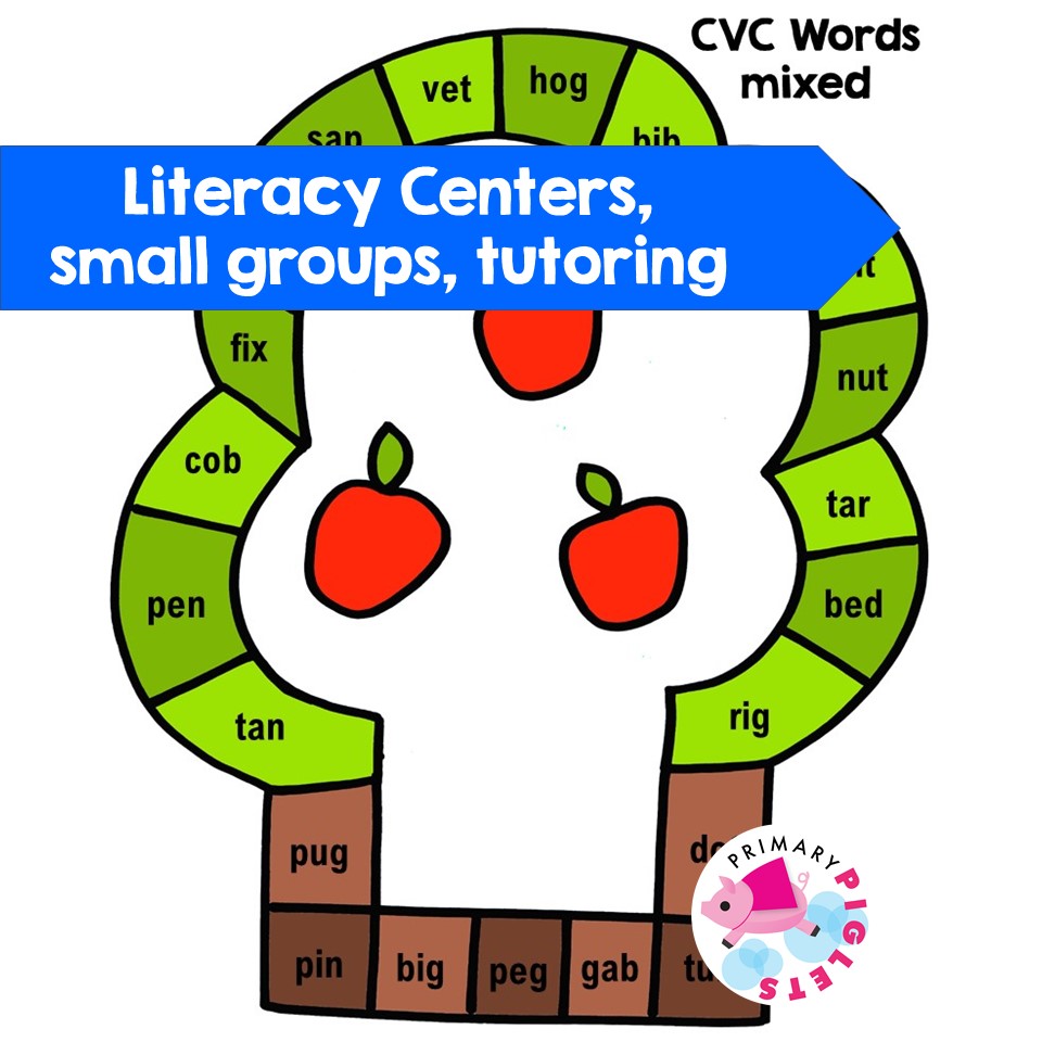 Back to School CVC Phonics Games September - Made By Teachers