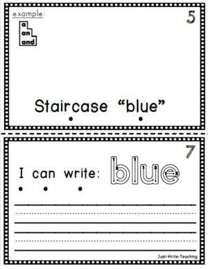 Sight Word Flip Book (Flipbook) - BLUE - Made By Teachers
