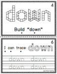 Sight Word Flip Book (Flipbook) - DOWN - Made By Teachers