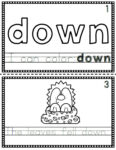Sight Word Flip Book (Flipbook) - DOWN - Made By Teachers