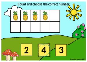 Summer Counting 1-10 Boom Cards | Made By Teachers