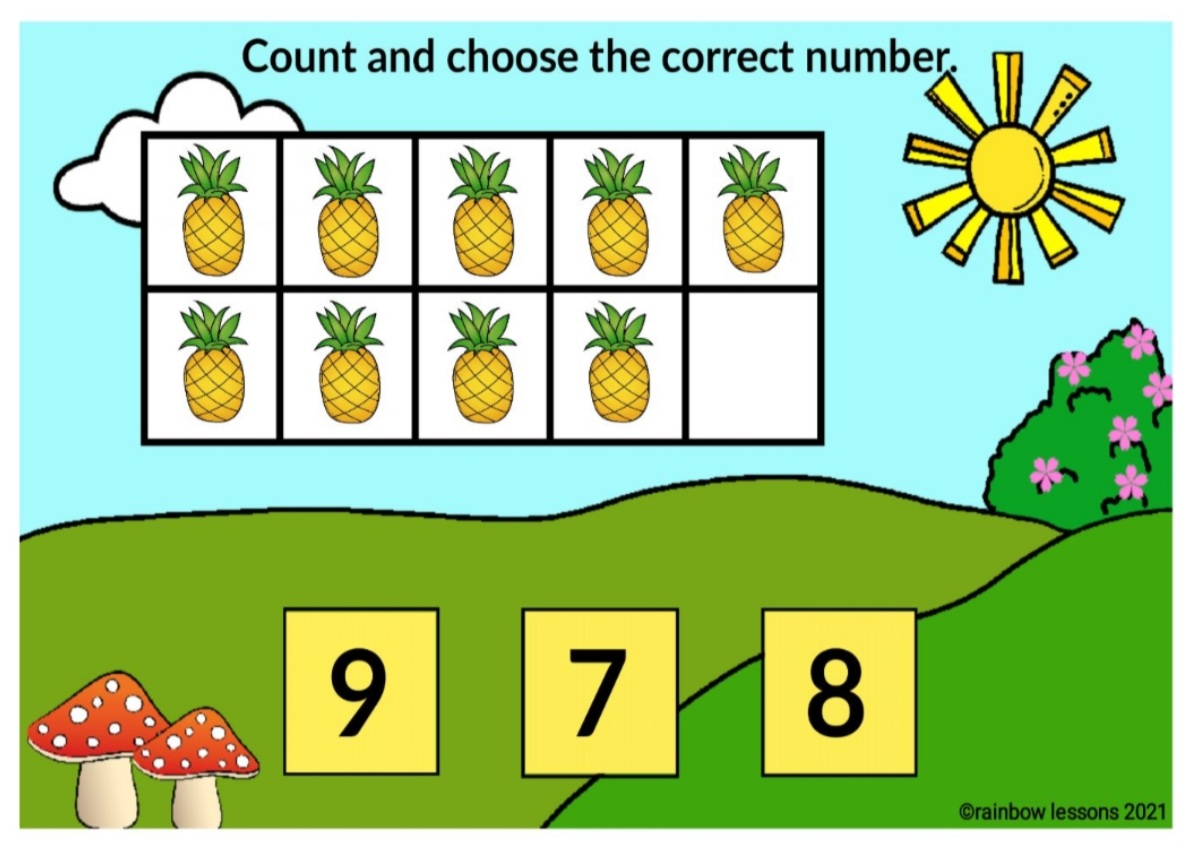 Summer Counting 1-10 Boom Cards | Made By Teachers