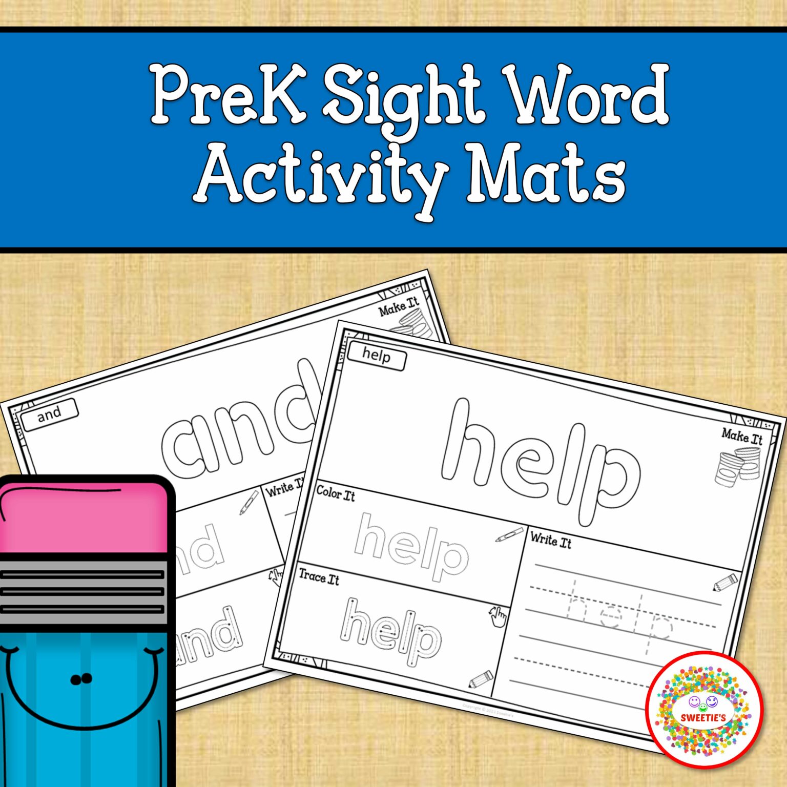 Prekindergarten Sight Word Activity Mats | Made By Teachers