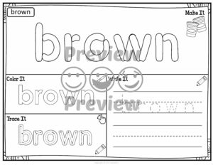 Kindergarten Sight Word Activity Mats | Fine Motor | Made By Teachers