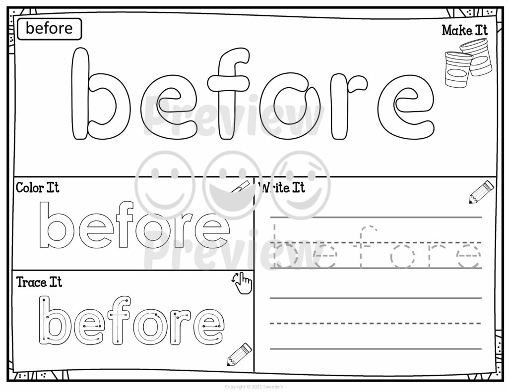 2nd Grade Sight Word Activity Mats | Fine Motor | Made By Teachers