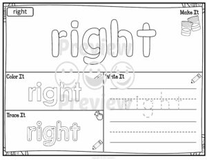 2nd Grade Sight Word Activity Mats | Fine Motor | Made By Teachers