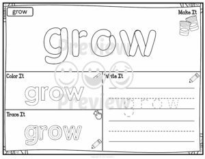 3rd Grade Sight Word Activity Mats | Fine Motor | Made By Teachers
