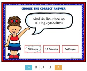 4th of July Quiz Boom Cards | USA Independence Day - Made By Teachers