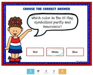 4th of July Quiz Boom Cards | USA Independence Day - Made By Teachers