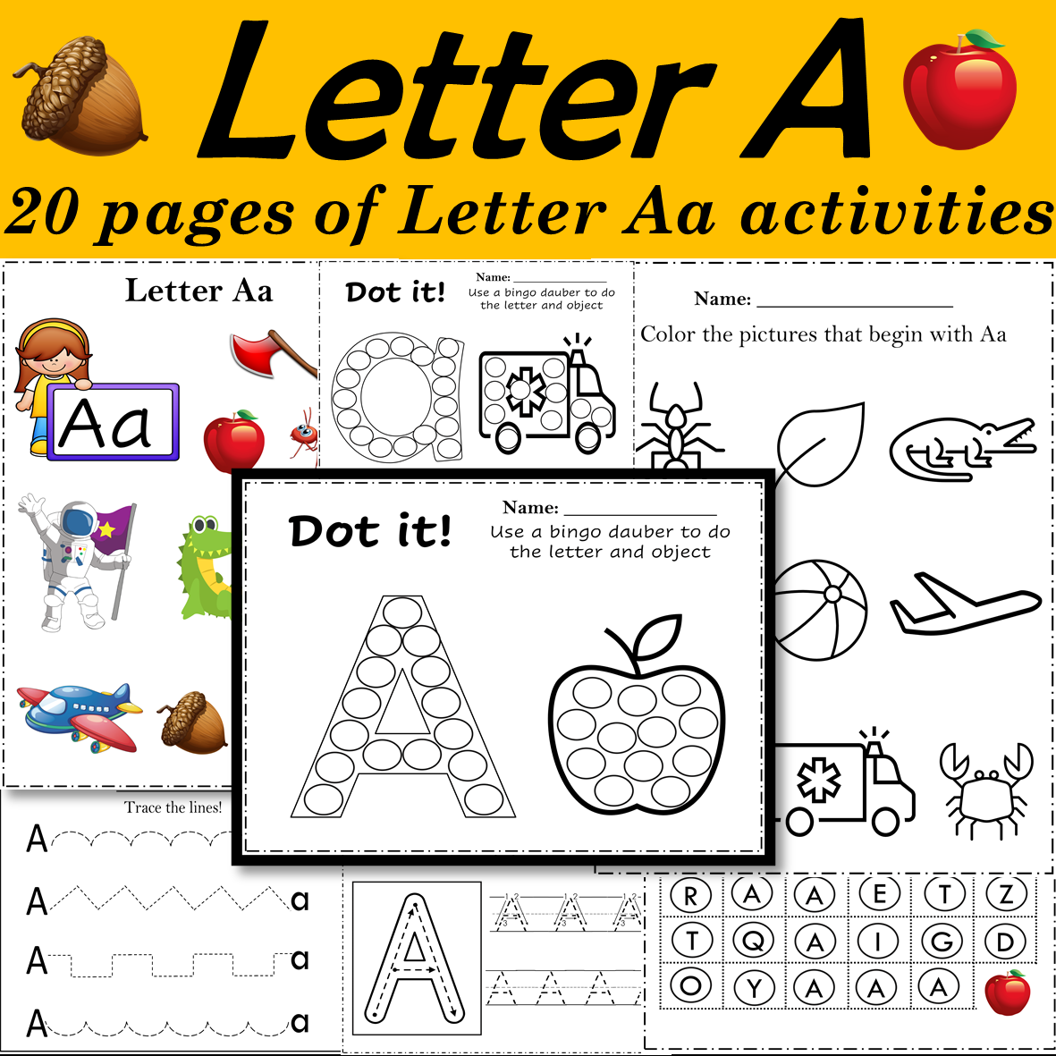 Alphabet Letter of the Week A Activities | Made By Teachers