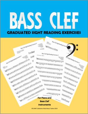 BUNDLE - Bass Clef Sight Reading Exercises | Made By Teachers