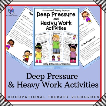 Occupational Therapy Deep Pressure and Heavy Work | Made By Teachers