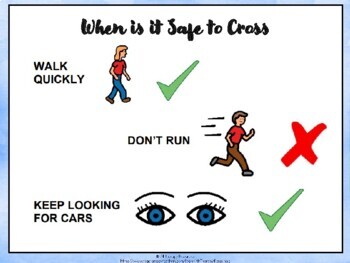 Being Safe on the Road Social Story - Autism ABA - Made By Teachers
