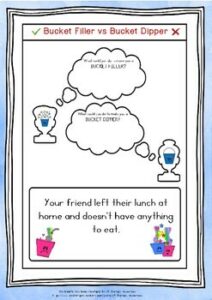 Bucket Fillers vs Bucket Dippers Workbook Kindness - Made By Teachers