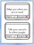 Helpful vs Unhelpful Friendship Qualities Task Cards | Made By Teachers