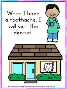 Going the the Dentist - Social Story - autism - Made By Teachers