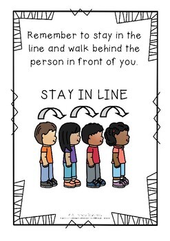 Walking In Lines Social Story - Visual Skills - Made By Teachers