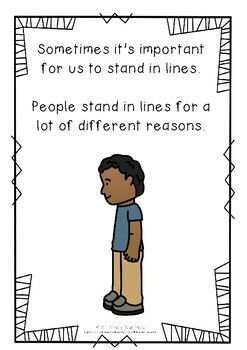 Walking In Lines Social Story - Visual Skills - Made By Teachers