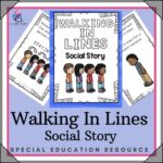 Walking In Lines Social Story - Visual Skills - Made By Teachers