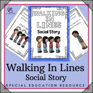 Walking In Lines Social Story - Visual Skills - Made By Teachers