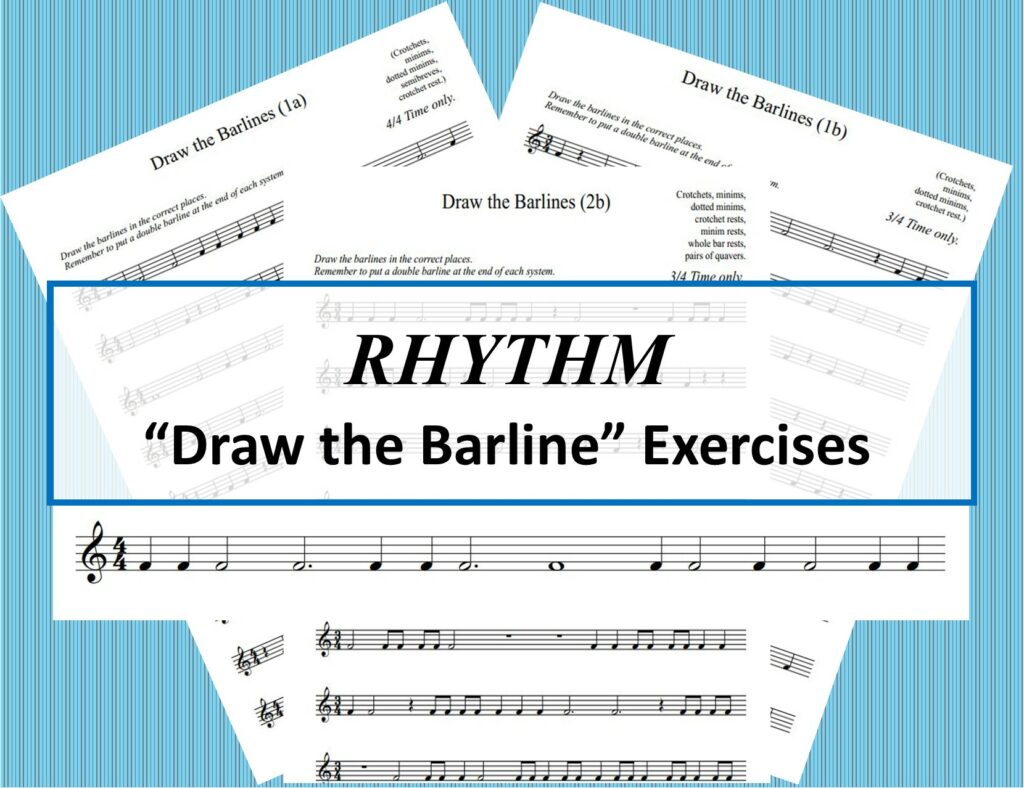 Music RHYTHM Draw the Barlines (4) | Made By Teachers