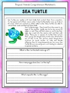 10 TROPICAL ANIMALS - Reading Comprehension - Made By Teachers