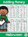 Adding Money Halloween | Made By Teachers