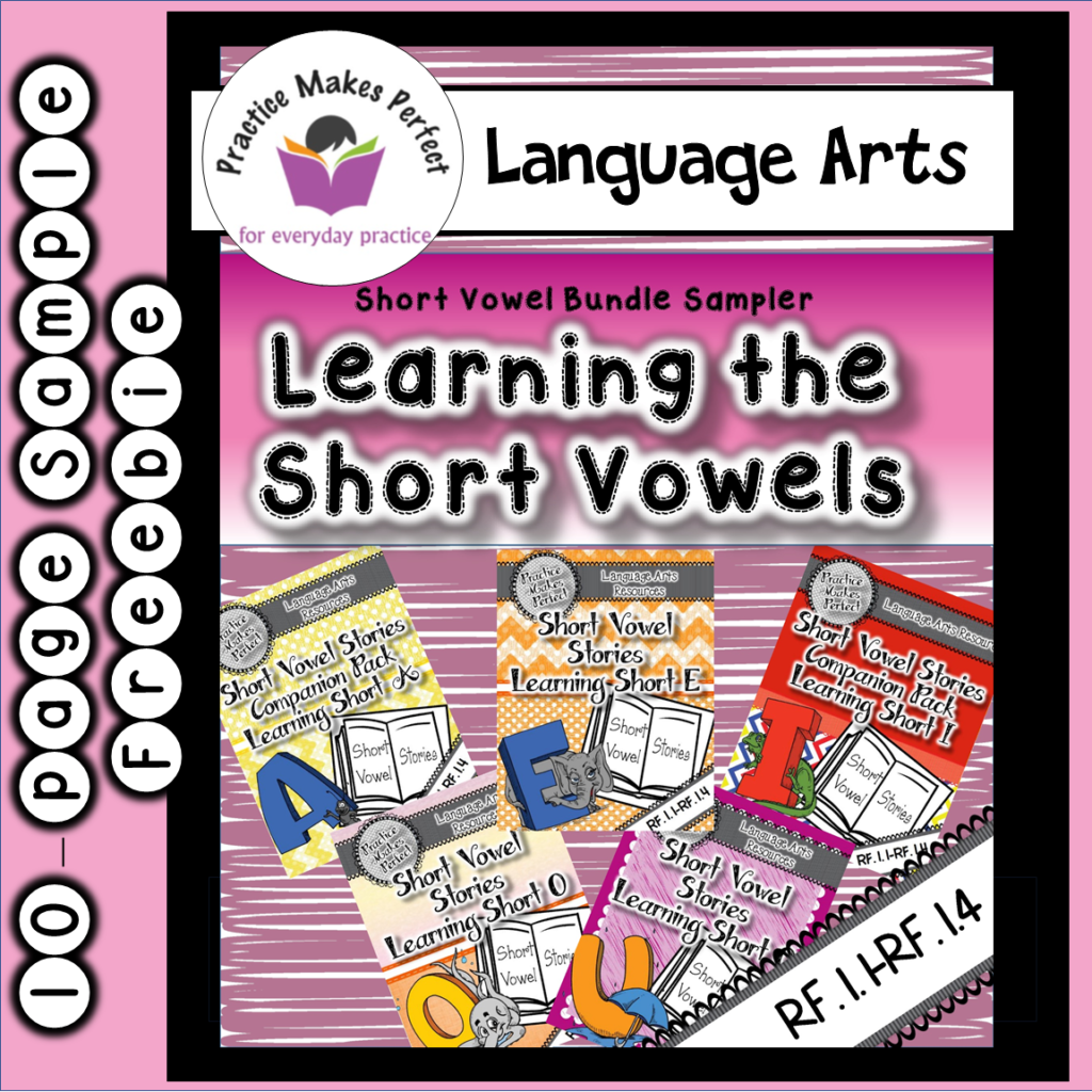 Short Vowel Bundle Sampler - Made By Teachers