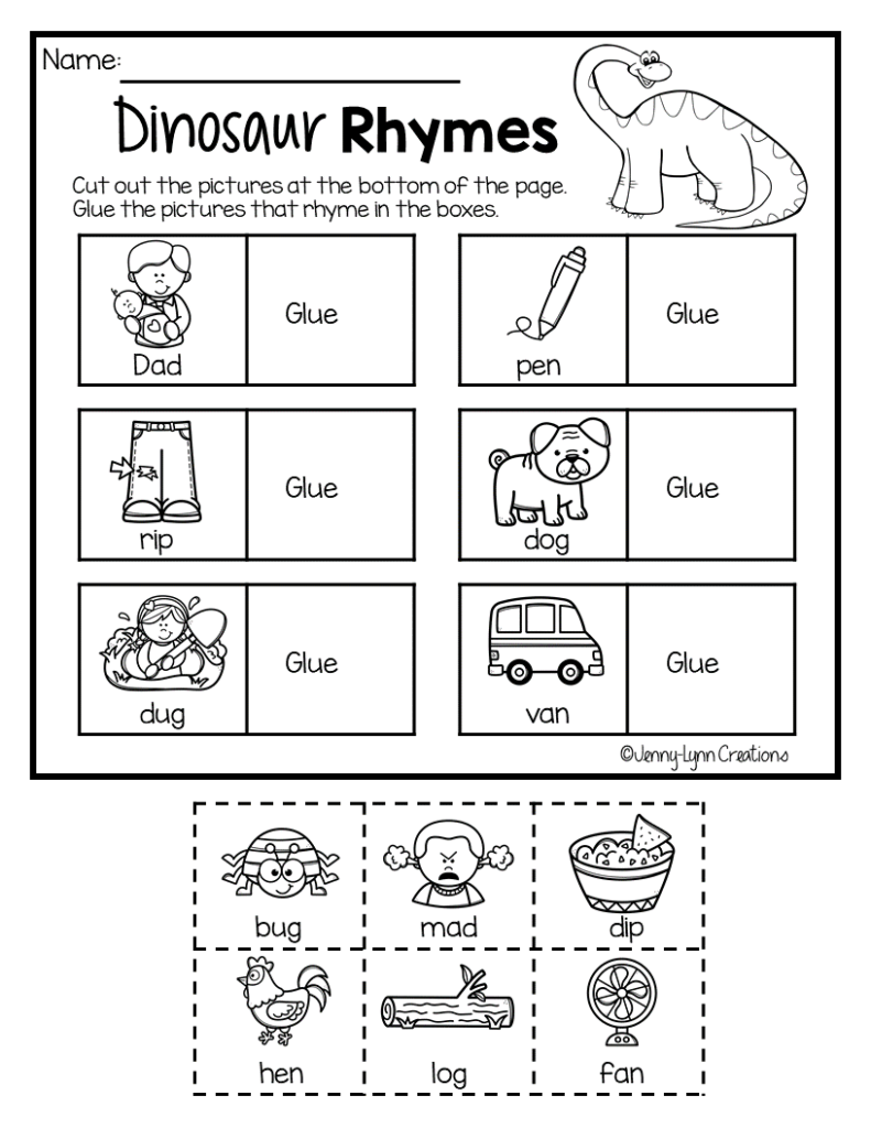 Dinosaur Literacy Preschool Theme Pack - Made By Teachers