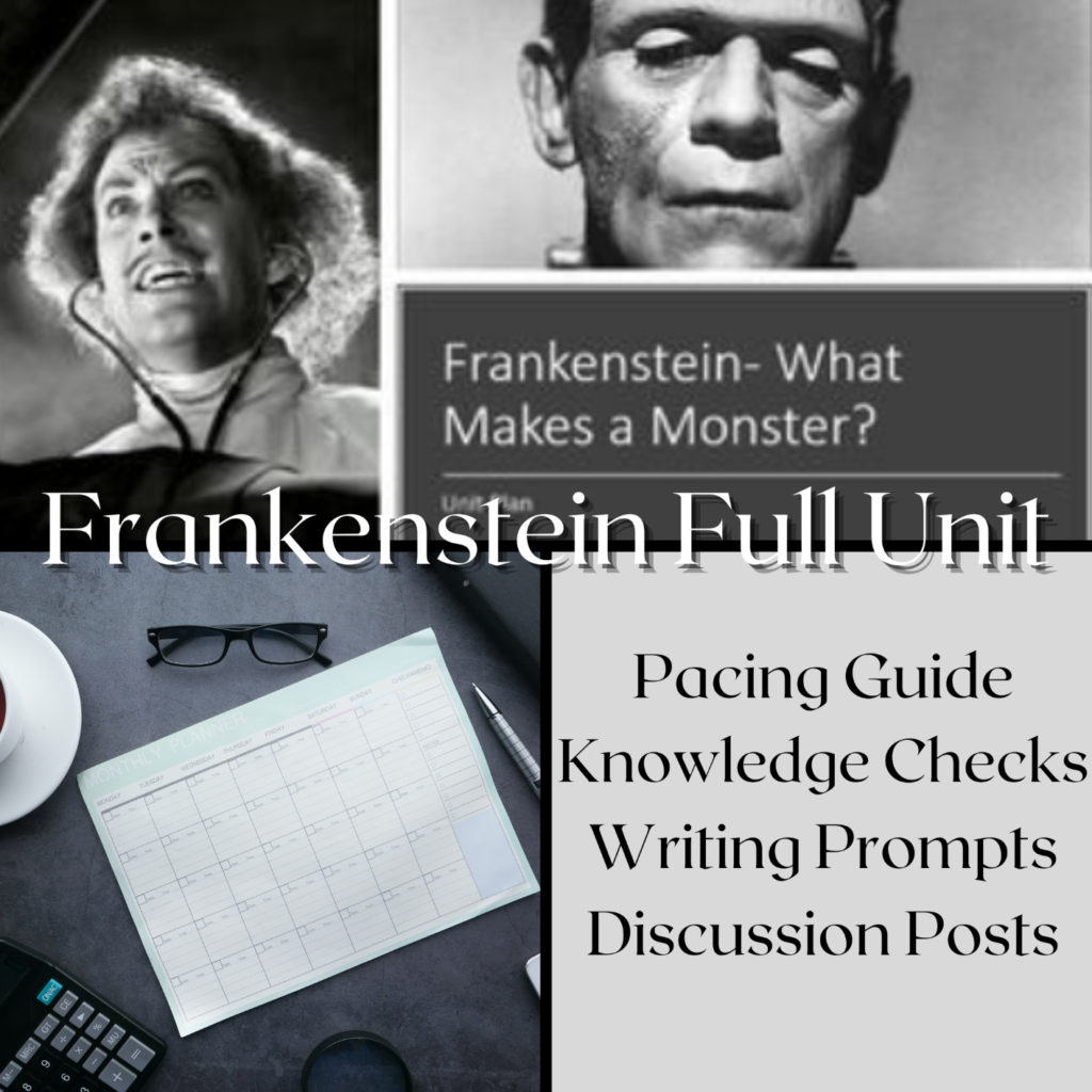 Frankenstein Unit - Made By Teachers