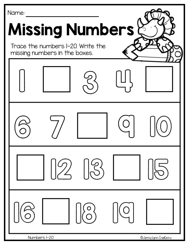 Dinosaur Math Preschool Theme Pack - Made By Teachers