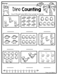 Dinosaur Math Preschool Theme Pack - Made By Teachers