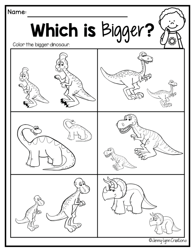 Dinosaur Math Preschool Theme Pack | Made By Teachers